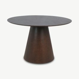 Boston Round Dining Table, Walnut Wood | Furnicher