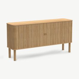 Lazaro Wooden Sideboard, Natural Oak | Furnicher
